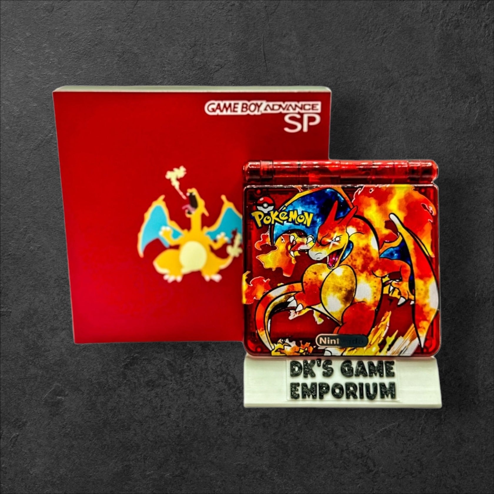 Nintendo Game Boy Advance SP - Fire Red Charizard Edition – DK’s Game ...